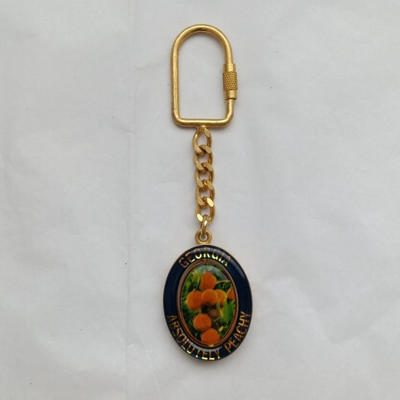 Accessories | Georgia Absolutely Peachy Scenic Picture Keychain Early ...